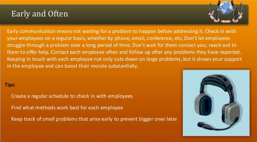 Early And Often Freshskills